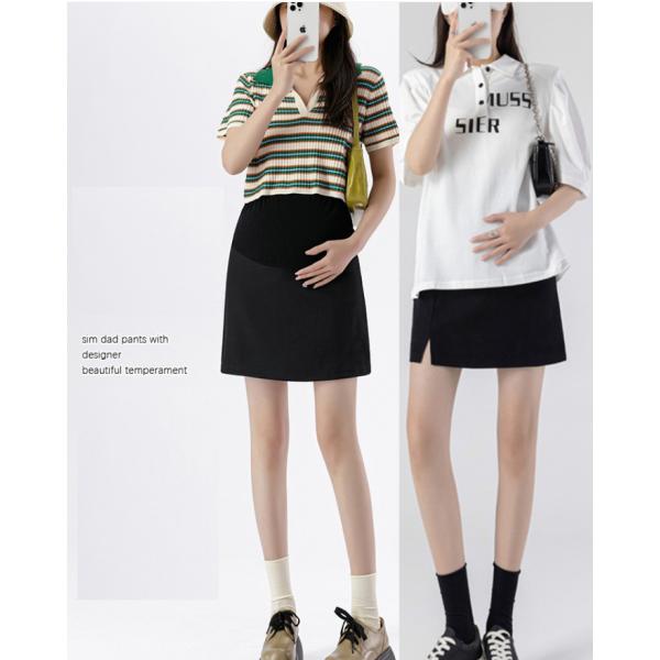 商品：マタニティ スカート素材：スカート：ポリエステル95%、ポリウレタン5%腹の部分：綿94%、ポリウレタン6%サイズ（cm）：S/M/L/XL/XXL/3XL/4XL※採寸サイズなので若干の誤差がある場合がございます。 ※サイトに掲載さ...