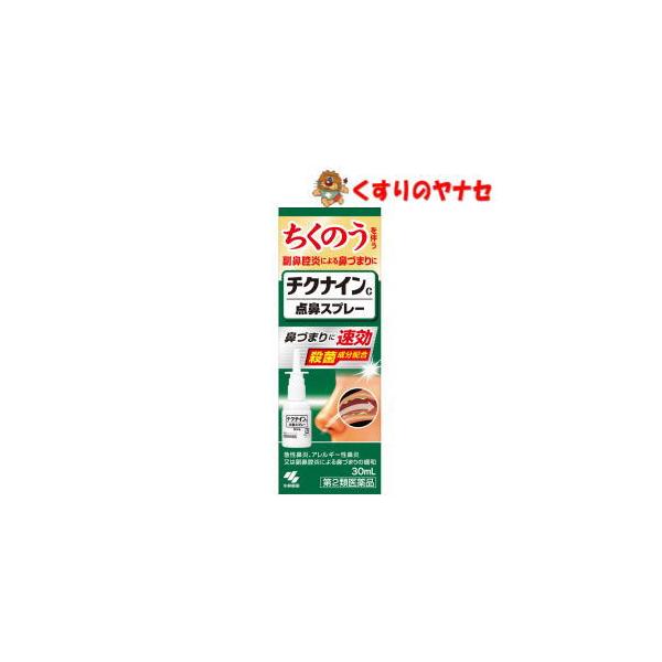 【宅急便コンパクト対応】チクナインC点鼻スプレー 30mL ／【第２類医薬品】／★セルフメディケーション税控除対象