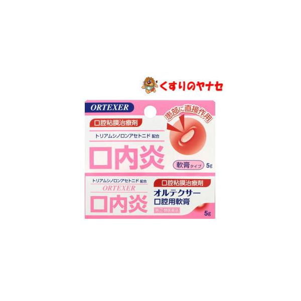 【メール便対応】オルテクサー　口腔用軟膏　5ｇ／【指定第２類医薬品】