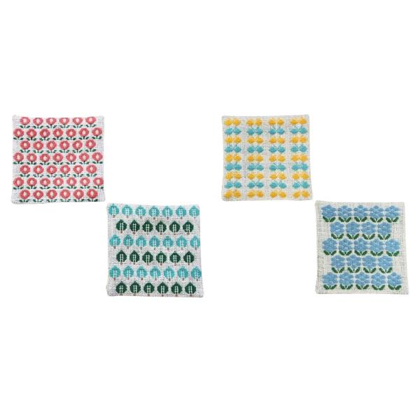 オリムパス ハリノヲト(植木友子) こぎんキット コースター　デージーと森・60