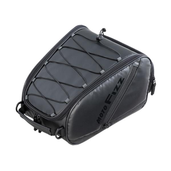 スポルトシートバッグ2 ターポリンブラック MFK-285 (ツーリングバッグ 荷台バッグ 二輪 バイク用品 TANAX)●ショートツーリングや普段使いにオススメ！●サイドフラップ内に取付バックルが隠せるので、スッキリとした取付が可能。●乗...