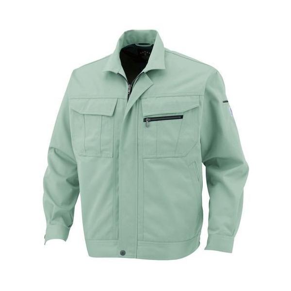 ブルゾン グリーン S A-1150 コーコス信岡 [作業服 作業着 ワーク ユニフォーム]●抗菌防臭加工・防汚加工・エコマーク認定の男女対応モデル●防汚加工・エコマーク認定・男女対応・ＪＩＳ帯電防止規格合格●携帯電話収納ポケット、デオドラ...