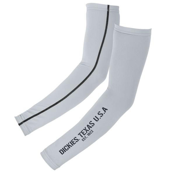 ドライパワーサポート アームカバー グレー M D-2086 (DICKIES 腕 日焼け予防 ストレッチ 接触冷感 吸汗速乾 フラットロックシーム縫製 インナーウェア 腕カバー 消臭  ディッキーズ Dickies )着けていることを忘れ...