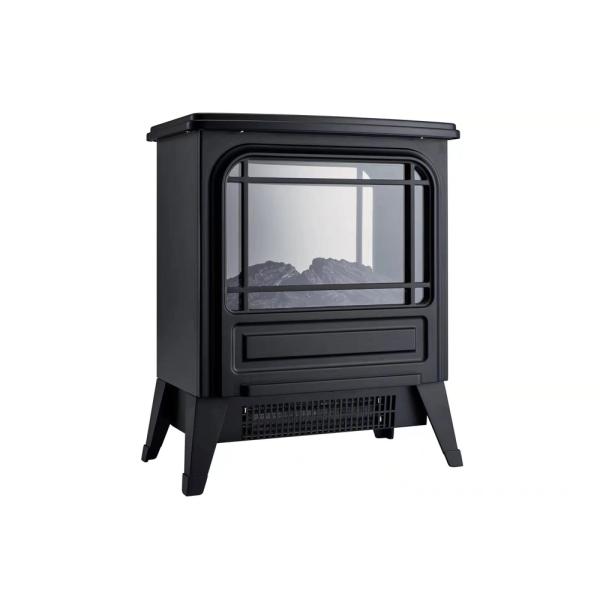 暖炉型ヒーター W350×D210×H425mm ブラック SKJ-RK100DH (暖房器具 暖炉タイプ フェイクヒーター エスケイジャパン)●リアルな炎のゆらめきで見た目にも暖かい。●暖炉のぬくもりを感じるお部屋に。●可変式サーモスタッ...