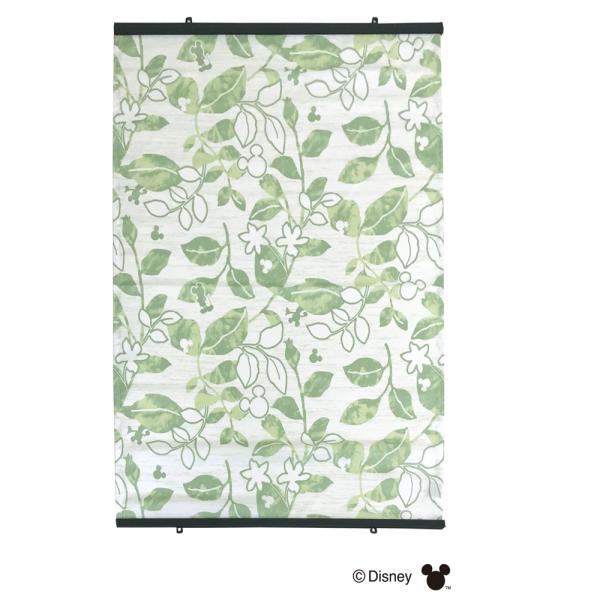 大島屋 シェード ミッキー リーフ グリーン 90x120cm  (ディズニー サンシェード 日よけ 暑さ対策 日差し対策 スクリーン)●ミッキーモチーフの日除けシェードです。●撥水加工を施しているので雨の日も安心です。●遮光率94％、UV...