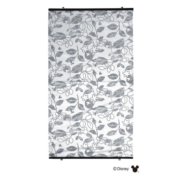 大島屋 シェード ミッキー リーフ グレー 90x180cm  (ディズニー サンシェード 日よけ 暑さ対策 日差し対策 スクリーン)●ミッキーモチーフの日除けシェードです。●撥水加工を施しているので雨の日も安心です。●遮光率94％、UVカ...