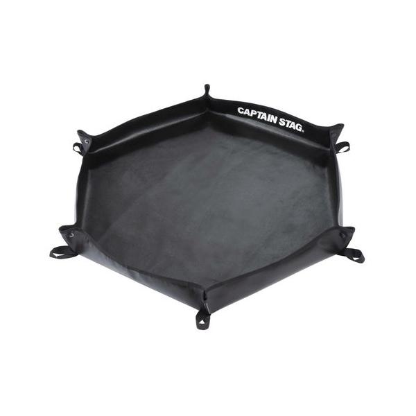 ヘキサ 焚き火シート UG-3313 (アウトドア キャンプ バーベキュー 焚き火 パール金属 キャプテンスタッグ CAPTAIN STAG)●焚き火をより快適に。両面シリコーンコーティングにより灰や汚れの拭き取りが簡単に。●ガラス繊維の毛...