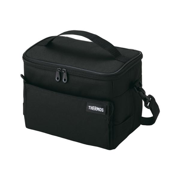 ソフトクーラー 5L オールブラック RFD-0051-ALB (保冷バッグ クーラーバッグ ソフト保冷バッグ サーモス)●部活・学校のお弁当やアウトドアシーンに。●アイソテック2の5層断熱構造の高い保冷力が冷たさと鮮度を運びます。●はっ水...