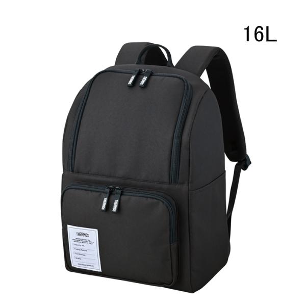 保冷バックパック 16L オールブラック RFP-016-ALB (クーラーバッグ コンパクト 保冷リュック 保冷用リュック 収納力 サーモス)●保冷したい時も、日常使いもこれひとつに！●日常使いしやすいコンパクトサイズ。●買い物・アウトド...