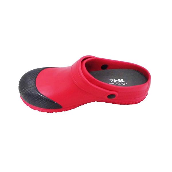 MOCAP リカバリーサンダル115 レッド L  (ワークサンダル 軽作業用)●立体アーチサポートインソールを装備した疲労軽減ワークサンダルです。●軽作業用サンダル。●軽作業現場や立ち仕事、厨房用コックシューズとして最適です。●立体アーチ...