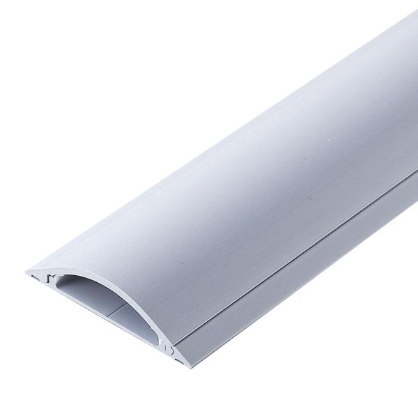 UDプロテクターモール 床用 2号 1m グレー UDN2-1G (配線モール 電設資材 電気配線 工事用配線 ケーブル エルパ ELPA)●2号●フラットな形状により、台車の通過がスムーズになり、つまずきを防止します。※モール用テープの併...