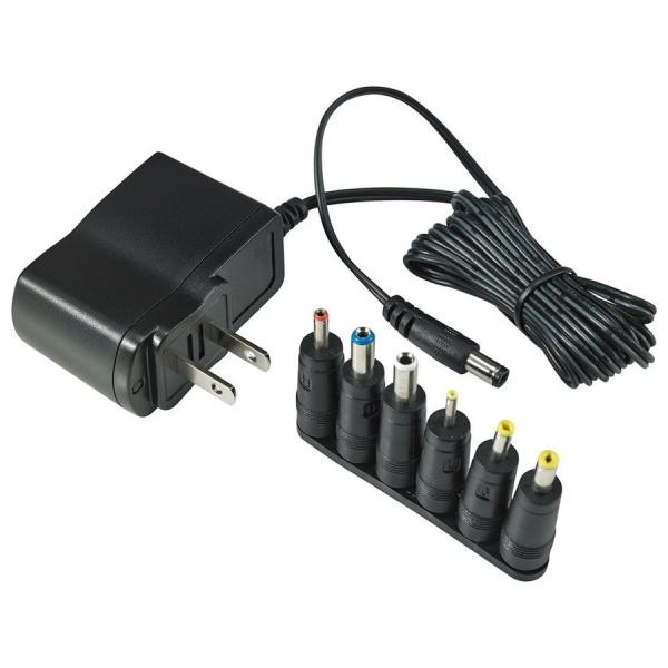 AC-DCマルチアダプター 6V ACD-060S ELPA [マルチアダプター]●家庭用コンセント（AC100V）をDC6Vの電圧に変換●高容量1000mA、6種類の変換プラグ付で様々な機器に対応●安定化回路内蔵で、電圧変動が少なく機器に...