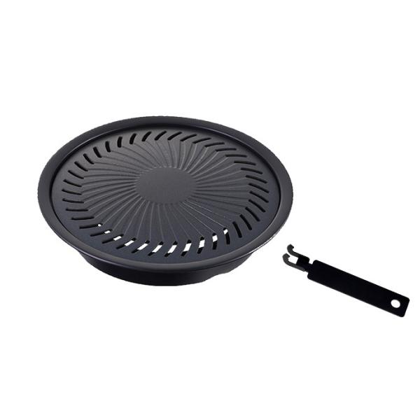 ジュニア 焼肉プレート 補助取っ手付き CB-A-YPJ (お家で焼肉 焼肉用プレート 卓上 カセットコンロ イワタニ)●ジュニアカセットこんろで使う専用焼肉プレート。●プレート表面がフッ素コートなので、焦げ付きやこびりつきが少なく、お手入...