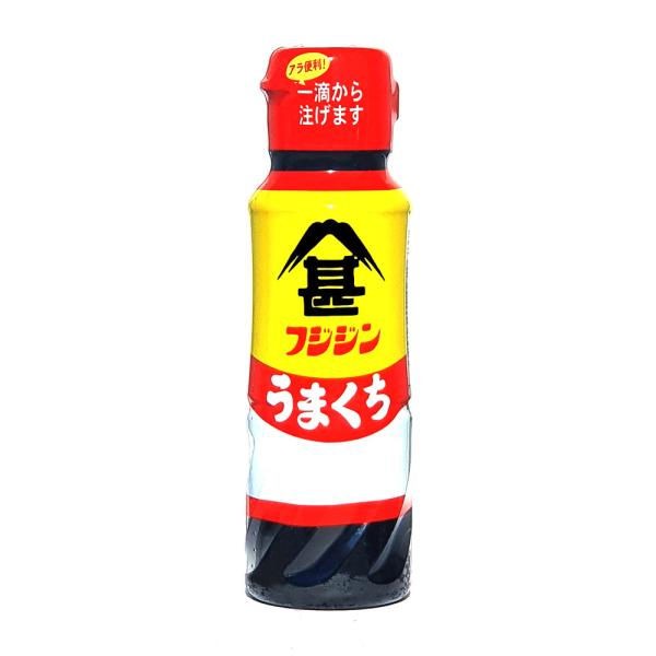 うまくちしょうゆミニ 100ml - (うまくち醤油 ミニボトル 調味料 旨味 フジジン 富士甚醤油)●「富士」の兄弟分にあたる代表的な醤油です。 ●富士よりうま味が強く、よりまろやかでソフトな口当たりが特徴です。●混合しょうゆは本醸造醤油...