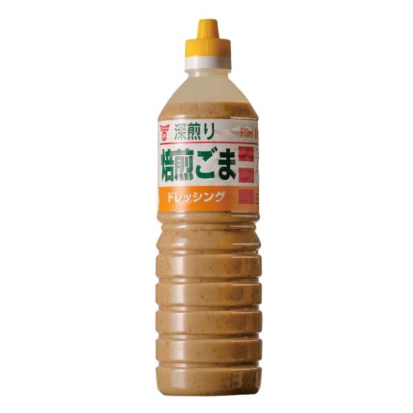 フンドーキン 深煎り焙煎ごまドレッシング 970ml  (ゴマだれ 甘口 大分 九州)●深煎り粒ごまをを原料に、マイルドで甘口に仕上げた乳化タイプのドレッシングです。●香ばしいごまの香りとマイルドな口当たりが特長です。●サラダのほかにごまだ...