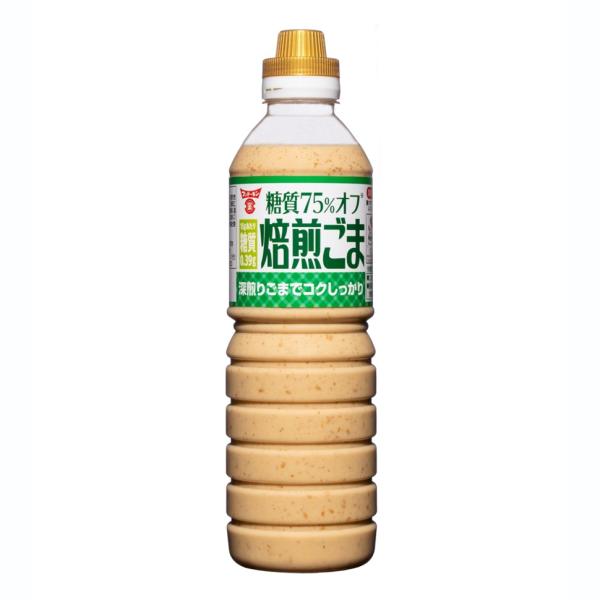 フンドーキン 【ケース販売】糖質75％オフ焙煎ごまドレッシング 580ml×12本  (ゴマだれ 大容量 甘口 国産 大分 九州 家庭用)●深煎り焙煎ごまの味わいはそのままに、おいしく満足できる品質です。●糖質が気になるけど、おいしくサラダ...