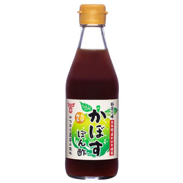 フンドーキン醤油 【ケース販売】料亭の味 かぼすぽん酢 （300ml×12本）  ( まとめ買い ポン酢 大分カボス まろやか 鍋 調味料)大分特産のかぼすがスッキリと香り、かつおと昆布の風味がきいた、味わい深いまろやかなぽん酢です。かぼす...