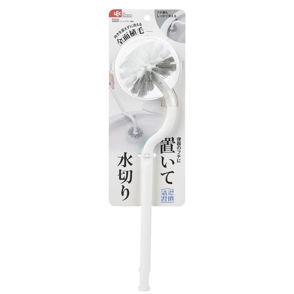 レック 清潔習慣 トイレブラシ 単品 B00533 (トイレ掃除 本体 お掃除 そうじ レック)●フチ裏もしっかり洗える全面植毛トイレブラシです●向きを気にせず、フチ裏まで洗える丸型ヘッド●便座のフチに置いて水切りで出来るので衛生的です(ト...
