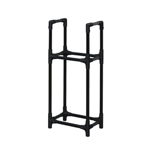 タイヤラック 小型車用 4本用 ブラック KTL-450 (タイヤ保管 タイヤ収納 タイヤ置き場  アイリスオーヤマ)●小型車用タイヤ4本収納可能（カバーなし）。●はめ込み式でネジ止め不用の組立簡単なタイヤラックです。●保管方法1つで、タイ...