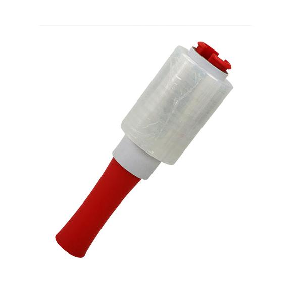 ハンディラップ本体 15μ 100mm×150m 100mm×150m (梱包用 巻きつけ 結束ラップ 荷造りラップ 三友産業)●結ばず巻くだけ、らくらく結束、荷造り用ラップフィルムです。●荷造りなど。●非粘着の結束ラップなので、のり残りが...