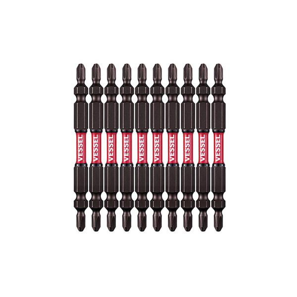 ベッセル サキスボスリムトーション 10本組 SDT10P2082F (トーションビット ネジ締め 建築)●強さとねばりが違う、ビット新材料ダイハード鋼を使用したトーションビット10本組です。●建築・設備などの高負荷のかかるネジ締め。●18...