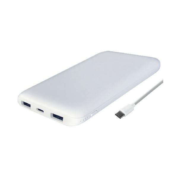 カシムラ モバイルバッテリー10000mAh Type-C WH AJ605 (スマホ関連 携帯電話アクセサリー)●電気用品安全法(PSE)適合品充実の保護機能「過電圧保護」「過電流保護」「短絡保護」●保護機能「過入力」「過放電」「短絡防止...