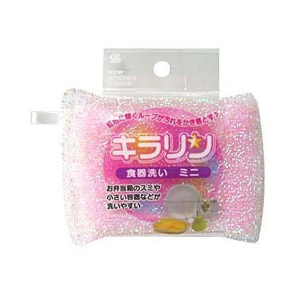 キラリン食器洗い ミニ KR-102 ワイズ [スポンジ キッチン用品 台所用品 日用品]ワイズ キラリン食器洗い ミニ KR-102●キラキラループフィルムがキズをつけずにしっかり汚れを落とします。●お弁当箱のスミや、小さい容器などの洗浄...