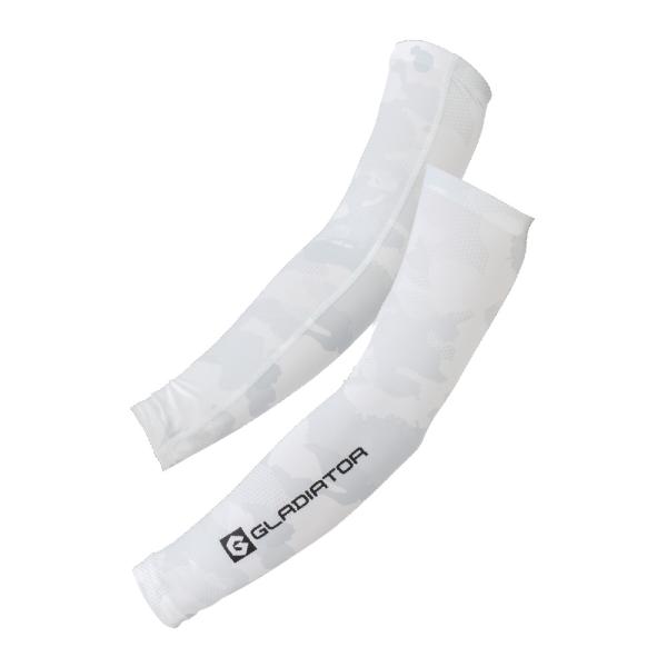 ドライパワーサポート アームカバー ホワイトカモ M G-816 (冷感 暑さ対策 ムレ軽減 吸汗速乾  コーコス信岡)●触るとひんやりする接触冷感素材使用。●汗を素早く吸収してドライに保つ吸汗速乾素材使用。●生地の凹凸を感じにくいフラット...