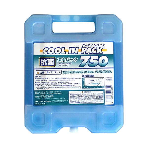 クールインパック保冷パック 750g 日本製 750 (保冷剤 抗菌 ハンドル付き キャンプ アウトドア JEJアステージ)●冷凍庫で凍らせてくり返し使える保冷剤です。●凍結しやすく冷たさ長持ち保冷持続タイプです。●持ちやすいハンドル付きで...