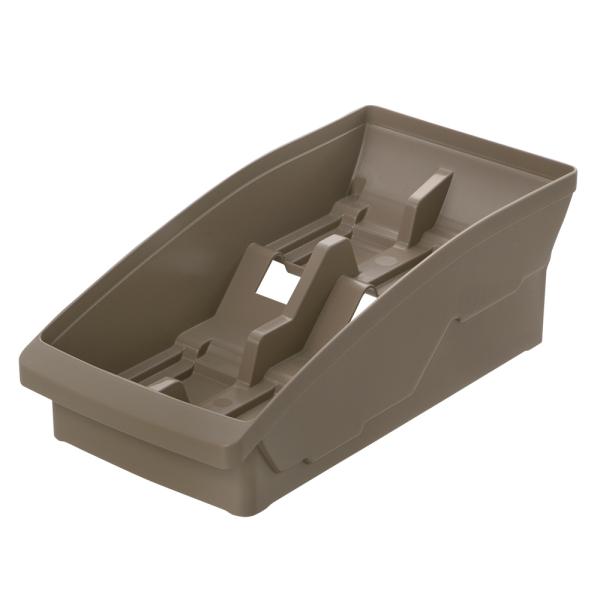 お椀 スタンドR ブラウン 棚置き用 トトノ 日本製 110007 (お茶碗スタンド キッチン用品 2段 リッチェル)●お椀を棚置き収納できる専用ケースです。●プラスチック製なので、水洗いできてお手入れ簡単です。●立てて収納：お椀を立てて収...