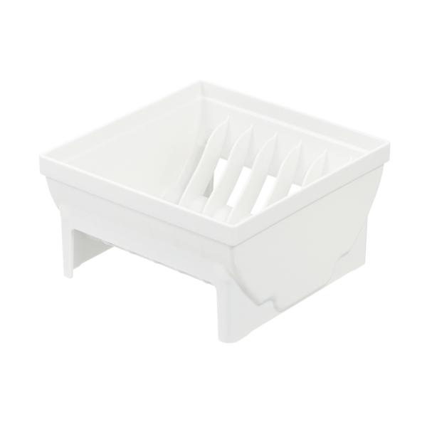 ディッシュスタンドR ホワイト 引き出し用 ミニ トトノ 日本製 110009 (お皿スタンド シンク収納 キッチン用品 リッチェル)●お皿を深引き出しに収納できる専用ケースです。●プラスチック製なので、水洗いできてお手入れ簡単です。●立て...
