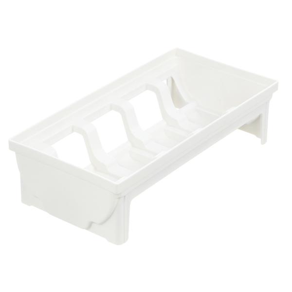お椀スタンドR ホワイト 引き出し用 トトノ 日本製 110012 (キッチン シンク お茶碗収納 キッチン用品 リッチェル)●お椀を深引き出しに収納できる専用ケースです。●プラスチック製なので、水洗いできてお手入れ簡単です。●立てて収納：...