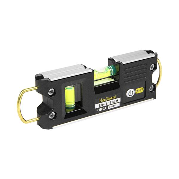 トビ・ライトレベル ミニ ED-16TBLM  エビス [大工道具 測定具 水平器]トビ・ライトレベル ミニ ED-16TBLM エビス [大工道具 測定具 水平器]●LEDライト内臓なので、暗所での作業に最適な水平器です。【用途】●単管足...
