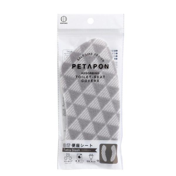 小久保工業所 ペタポン吸着便座シート テトラスラッシュ KSN-028 4956810870295●冬のトイレのヒヤッとした冷たさに対策ができて、暖房なしでもヒヤッとせず節電に！●裏面のフィルムをはがして便座シートに貼るだけで簡単に使えます...