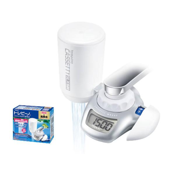 トレビーノ カセッティ 蛇口直結型 浄水器 日本製 MK207SLX (蛇口取付 塩素除去 節水 デジタルサイン 高除去タイプ 東レ)●体に大切なカルシウムやマグネシウムなどのミネラル分を損なうことなく、安心しておいしくお飲みいただけます。...