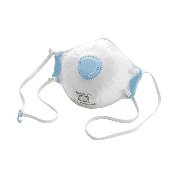 使い捨て式 防じんマスク DS2 NO.1717 (防塵マスク 農薬散布 粉塵作業 作業 工事 保護用品 TOYO)●接顔面が顔のラインに沿った3次元曲線により、フィット感抜群です。●使い捨て式、溶接作業、一般粉じん作業、農薬散布用。●抗菌...