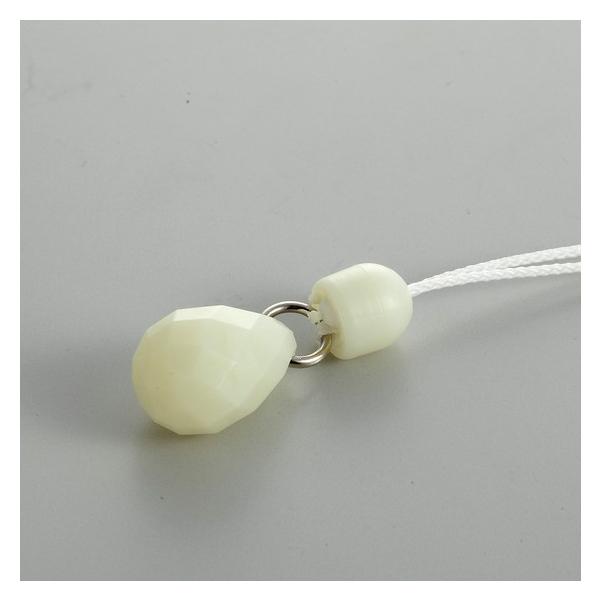 ねながらひっぱりコード 蛍 ホワイト 日本製　　 AHS-701(WH) (電気紐 スイッチコード スイッチ紐 ひも 白 スマイルキッズ)●太陽光やライトの光を吸収し暗くなると発光(緑色)します。●スイッチコードの長さを2段階(50cmまた...