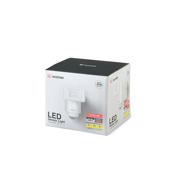 アイリスオーヤマ AC式 LED防犯センサーライト パールホワイト LSL-ACSN-600 (ライト センサー コンセント 屋内 屋外 IRIS)●防犯と明かりの一台二役!●センサー式で人の動きを感知して点灯します。●用途に合わせて、「防...