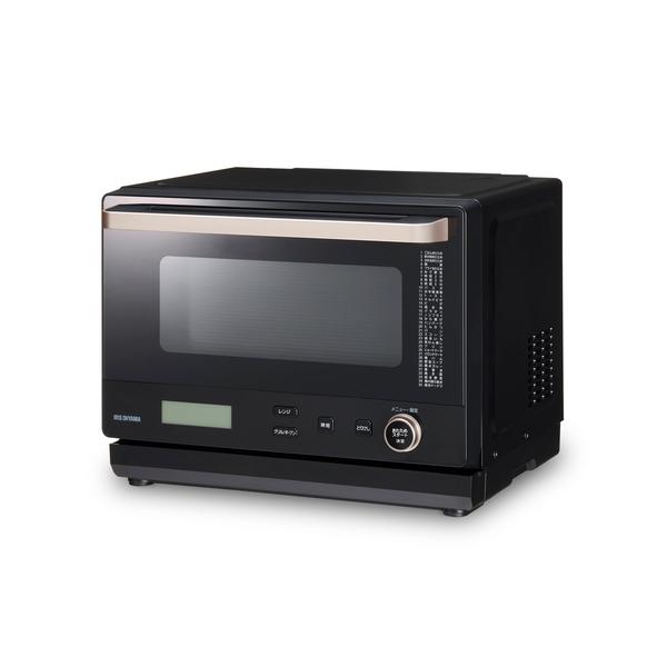 アイリスオーヤマ スチームオーブンレンジ 26L カップ式 ブラック MO-FS2601-B (フラット 過熱水蒸気 スチーム レンジ グリル 時短 フラットテーブル 発酵 調理家電 一人暮らし おしゃれ 家電 IRIS)●時短ブースト機能...