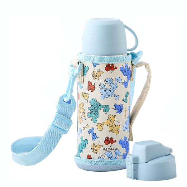 ステンレスボトル 2WAYボトル 600ml ミッキー ブルー 2WB-600D (水筒 子供 キッズ 保温 保冷 ディズニー アイリスオーヤマ)●ディズニーデザインのステンレスケータイボトルです。●直飲みタイプとコップ付きタイプの2WAY...