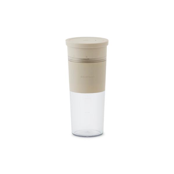 ミキサー ブレンダー コードレス 300ml モカ IBB-C301-C (スムージー 氷対応 USB充電 携帯ボトル 調理家電 アイリスオーヤマ)●毎日手軽にジュースやスムージーが作れて、ボトルのまま持ち運べるコードレスブレンダーです。●...