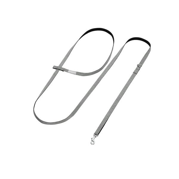 アイリスオーヤマ 長さ調整リード グレー RFM-NLC32 (リード 犬 犬用 灰色 ハンズフリー 肩掛け たすき掛け 調節 散歩 お出かけ ラフミュー Ruffmew IRIS)●場面に応じて簡単に長さが調整できるリードです●折り返しの...