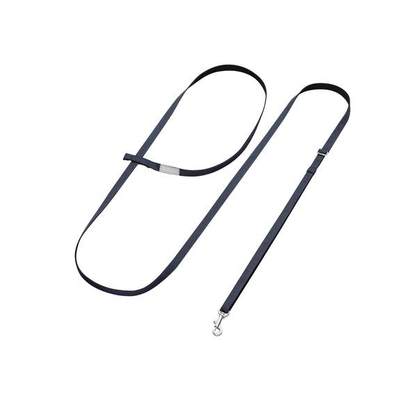 アイリスオーヤマ 長さ調整リード ネイビー RFM-NLC32 (リード 犬 犬用 紺 ハンズフリー 肩掛け たすき掛け 調節 散歩 お出かけ ラフミュー Ruffmew IRIS)●場面に応じて簡単に長さが調整できるリードです●折り返しの...