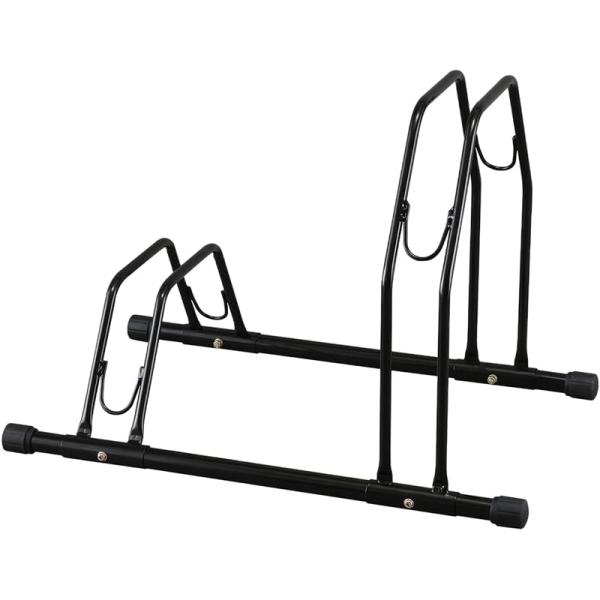 自転車スタンド 2台用 ブラック BYS-2-R (自転車置き 自転車用スタンド 転倒防止 アイリスオーヤマ)●簡単に設置ができる自転車スタンド2台用です。●子供用からスポーツタイプまで様々な車種のタイヤに幅広く対応します。●スタンドの高さ...