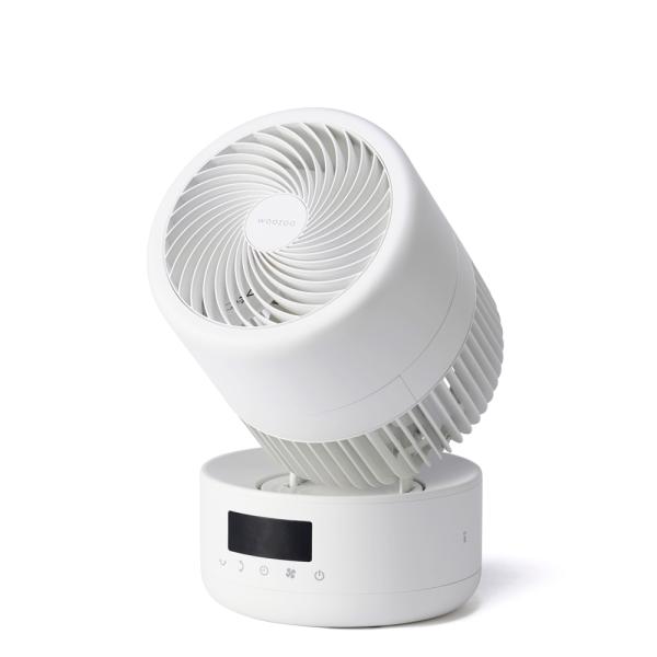 サーキュレーター 32畳 WOOZOO 360 barrel ホワイト PCF-CD15TECA-W (扇風機 静音 省エネ 熱中症対策 衣類乾燥 アイリスオーヤマ)●インテリアにこだわりを持つ方におすすめな、新たなデザインのサーキュレータ...