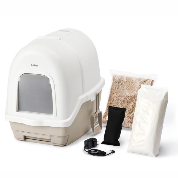 ラクリーン 炭脱臭ファン付き猫トイレ アイボリー/ベージュ DFT-52 (猫用トイレ 猫のトイレ 消臭 臭い対策 アイリスオーヤマ)●炭のチカラと脱臭ファンで気になるニオイを強力消臭する、炭脱臭ファン付き猫トイレです。●約200gの活性炭...