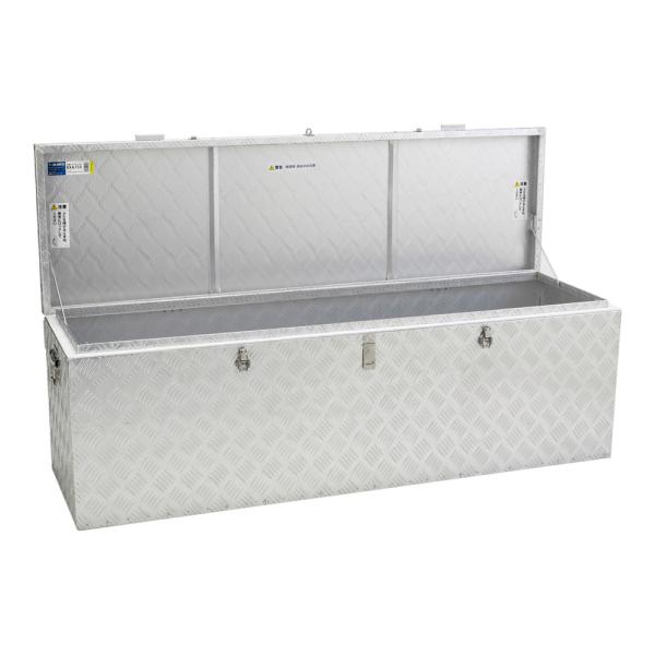 万能アルミボックス 約150cm BXA150 (alinco 収納ボックス 軽トラック トラック 荷台収納 荷物入れ アルインコ)●作業用軽トラックの荷台にぴったり丈夫な万能アルミボックス●南京錠取り付け金具付。（南京錠は別途お買い求めく...