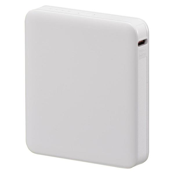 モバイルバッテリー PD20W 5000mAh ホワイト SmartComm （品番）05-0810 SMP-PD50-W (パソコン・スマホ関連:モバイルバッテリー オーム電機)●最小最軽量クラス（当社モバイルバッテリー比較）。●急速充電...