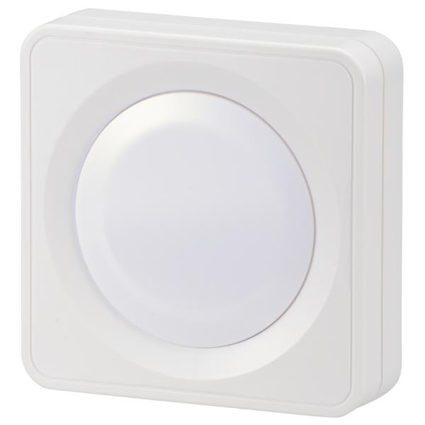 オーム電機 LEDプッシュライト [品番]06-0136 NIT-BLA6PH-WN 4971275601369● プッシュするだけで点灯/消灯● 壁固定に便利なプレート、両面テープ付き● ネジ固定もできます。《led ライト ledライト...