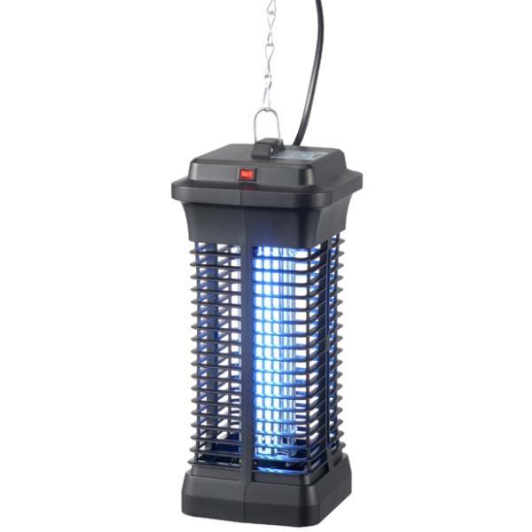 オーム電機 電撃殺虫器 屋内専用 吊り下げ式吊り下げ式 [品番]08-0210 OBK-GH106W  (電気式殺虫器 電撃殺虫機 捕虫器 薬剤不要)● 誘虫効果の高い光で虫を誘い高電圧で撃破● 屋内専用● 吊り下げ用チェーン付き● 専用ブ...